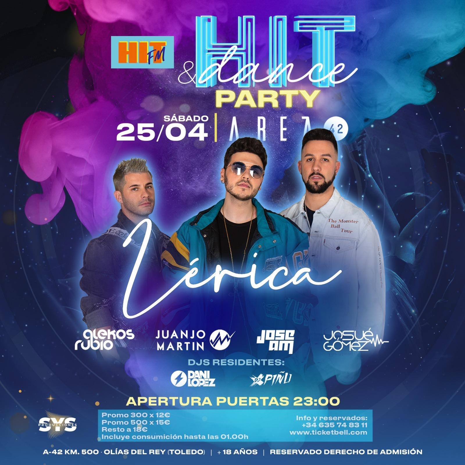 Fiesta ‘HIT & DANCE’ en Toledo! APLAZADA – HIT FM