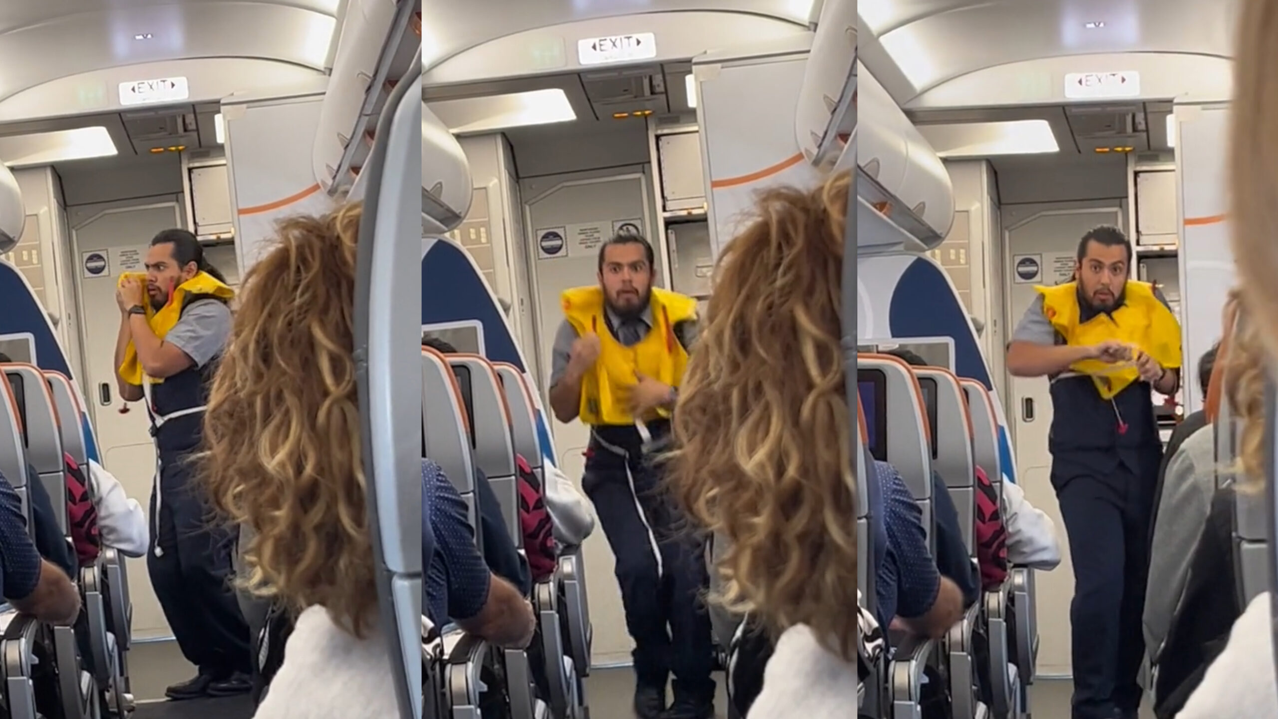 ¡La performance de un azafato! – HIT FM